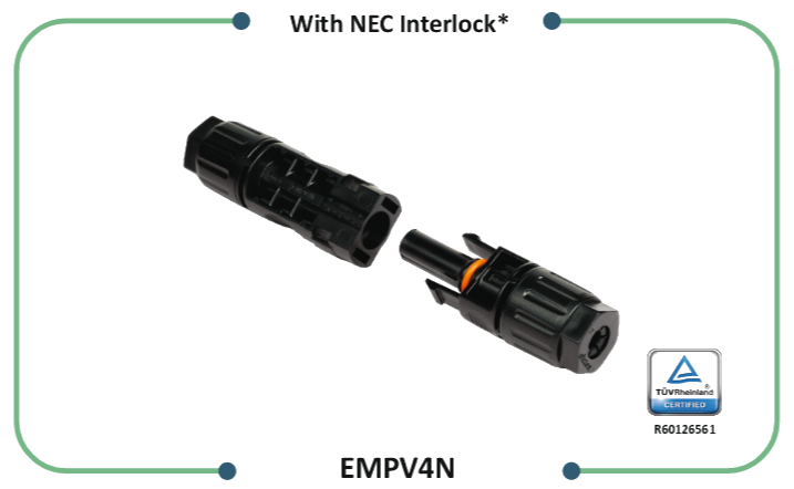 PV Solar Straight Connectors Manufacturer & Supplier in India | Elmex