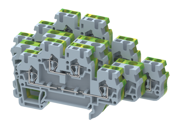 Multi Level Terminal Blocks For Spring Cage Connection Manufacturer in ...